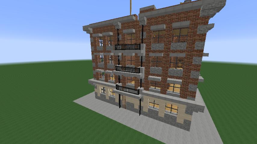 Immeuble New Yorkais + tuto Minecraft Map