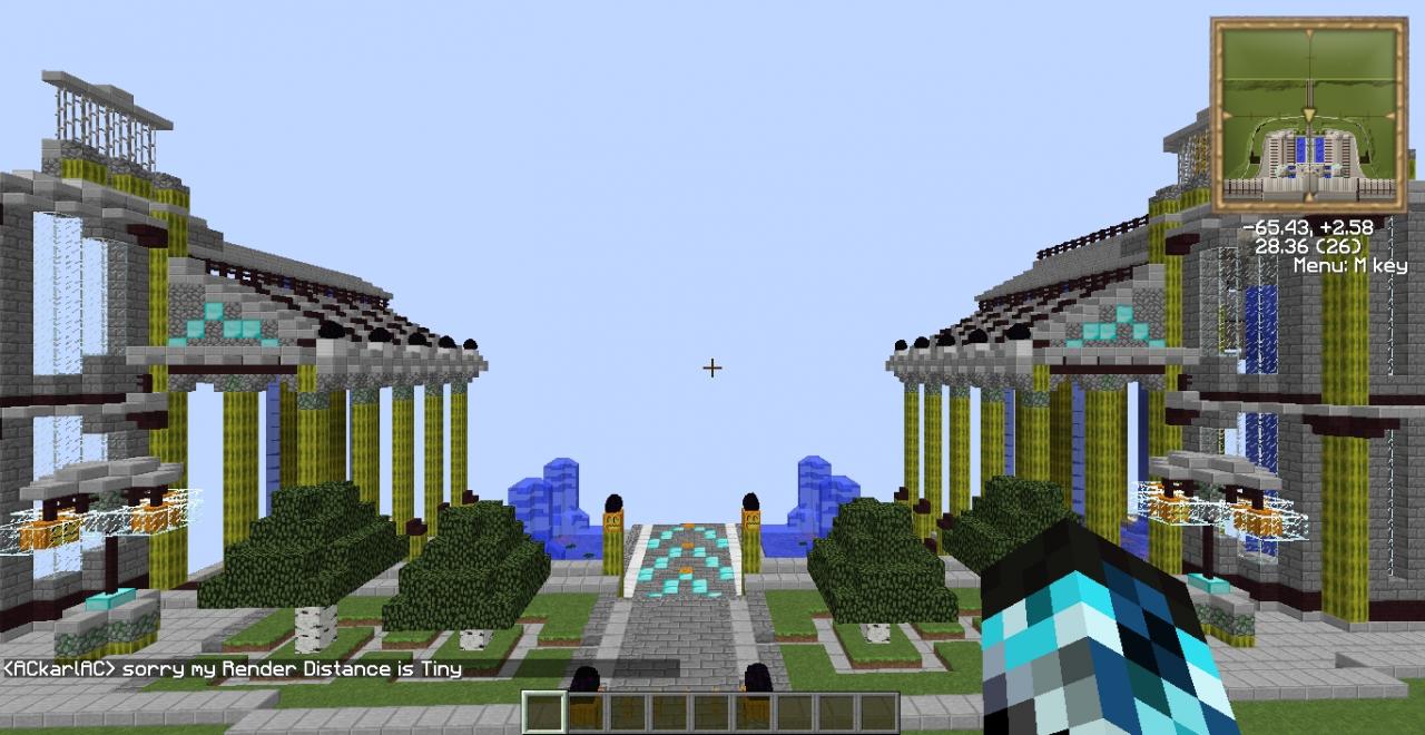 Adamantis City of Gods 1.7.4 Minecraft Map