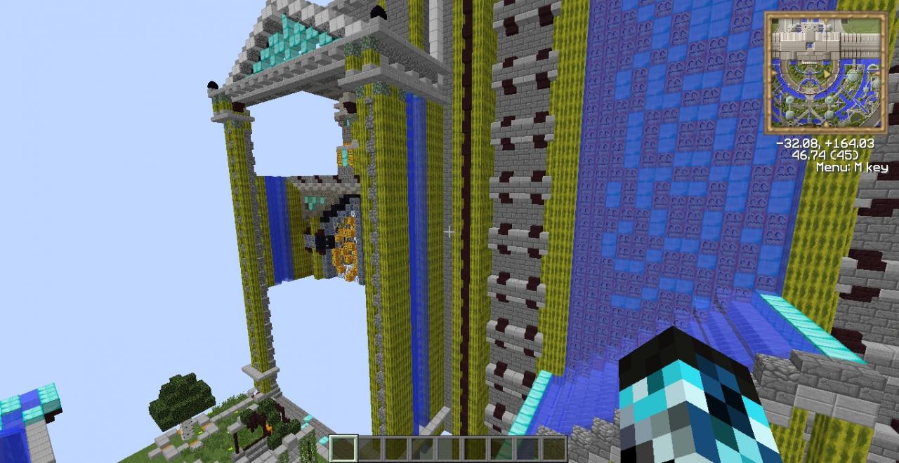 Adamantis City of Gods 1.7.4 Minecraft Map