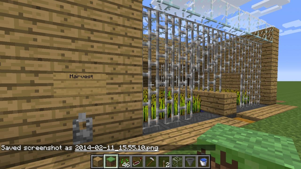 Semi-Auto Wheat Farm Minecraft Map