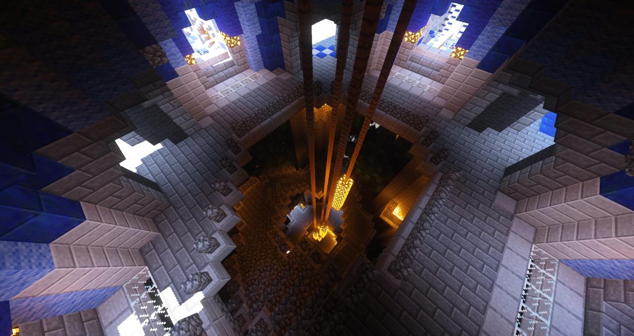Big spawn building with portal room Minecraft Map