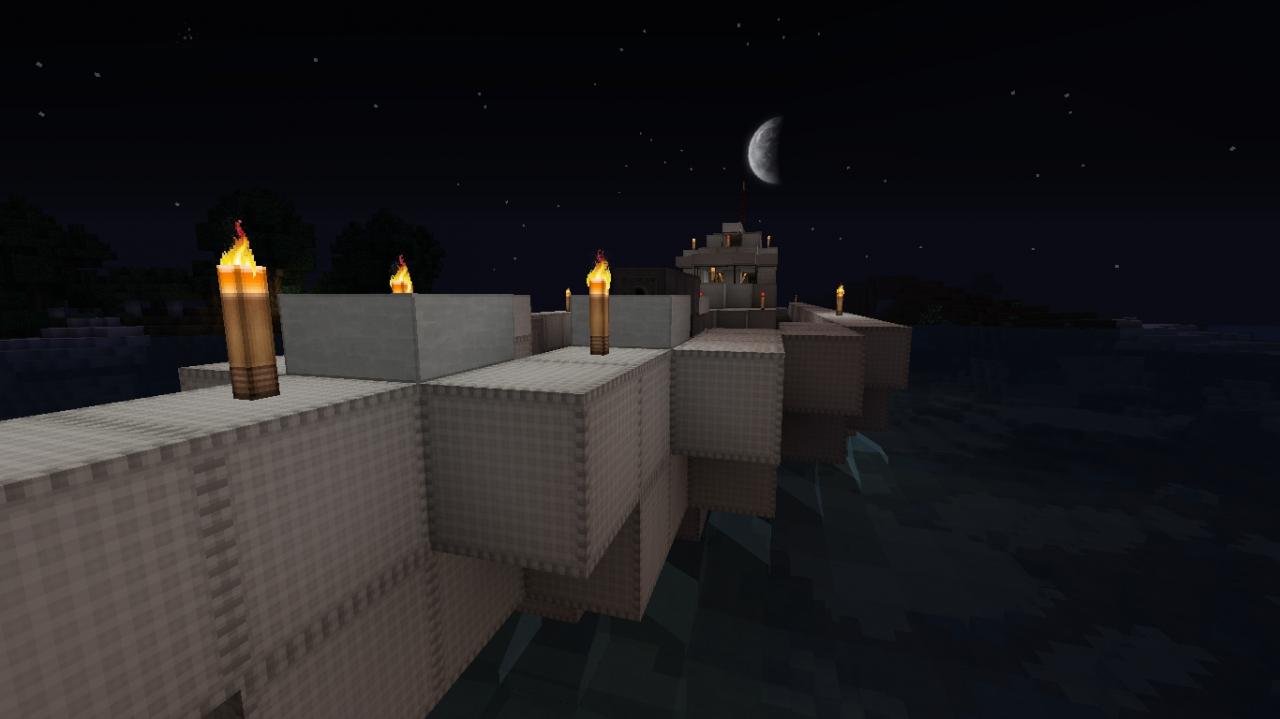 Two large military ships Minecraft Map