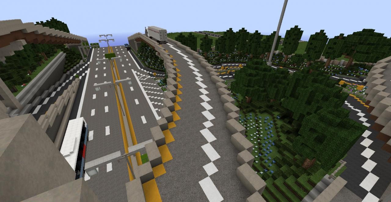 4 Level Stack Interchange | Lapiz Point Minecraft Map