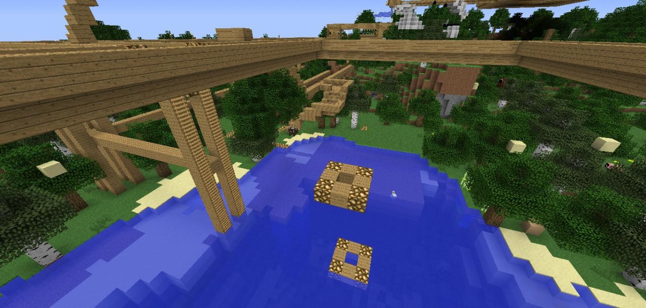 The Amazing Wooden Tree Fort Minecraft Map