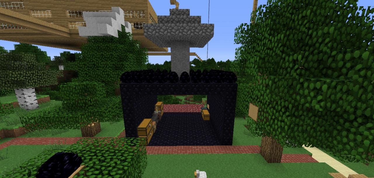 The Amazing Wooden Tree Fort Minecraft Map