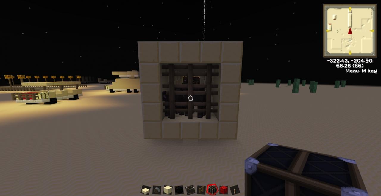 Desert livestock transport Minecraft Map