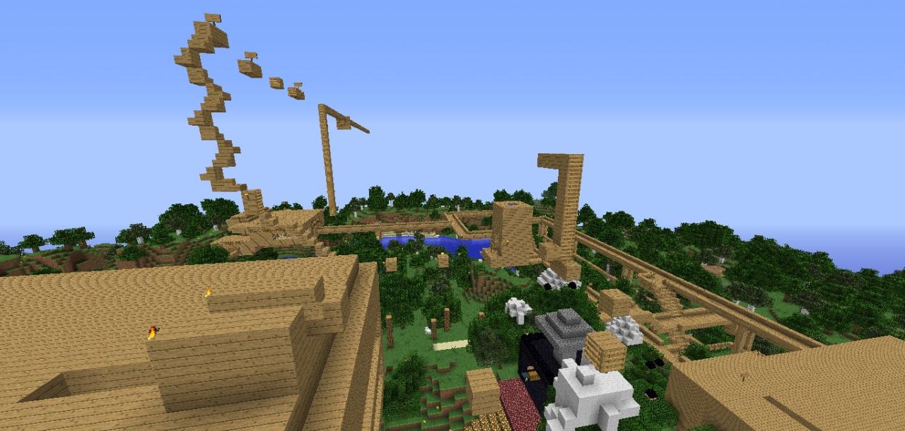 The Amazing Wooden Tree Fort Minecraft Map