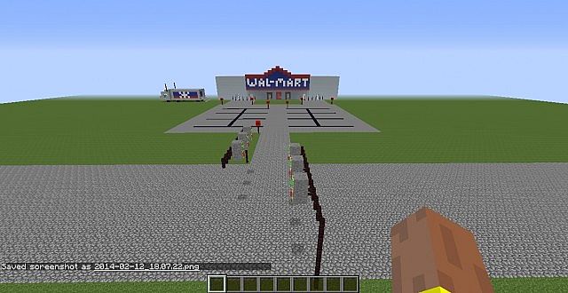Wal-Mart Minecraft Map