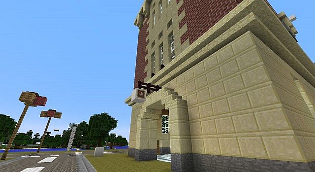 Ghostbusters' Fire Station Minecraft Map