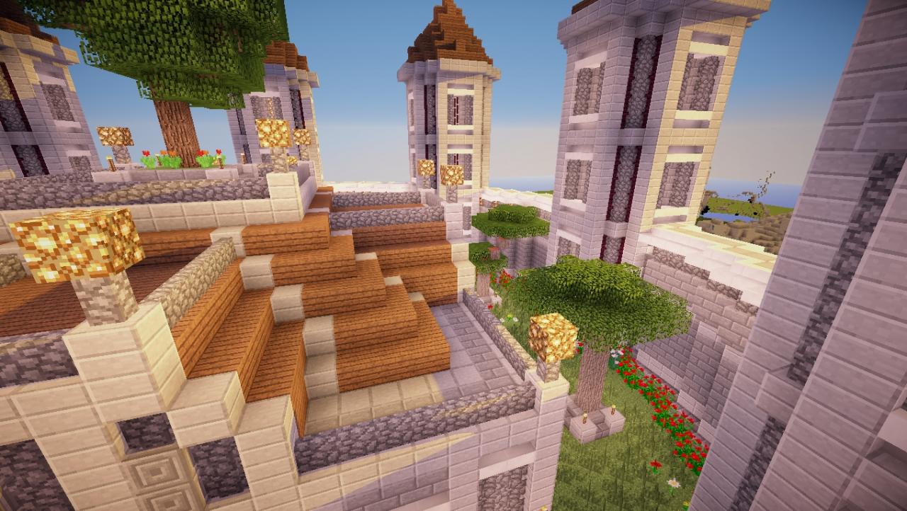 Victory Fortress | Floating Factions Spawn Concept | Minecraft Map