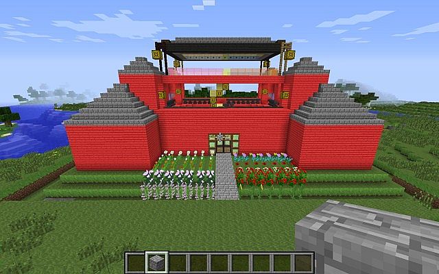 The coloured house! Minecraft Map