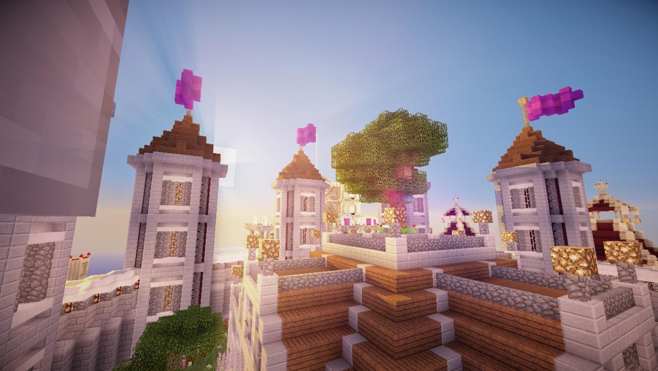 Victory Fortress | Floating Factions Spawn Concept | Minecraft Map