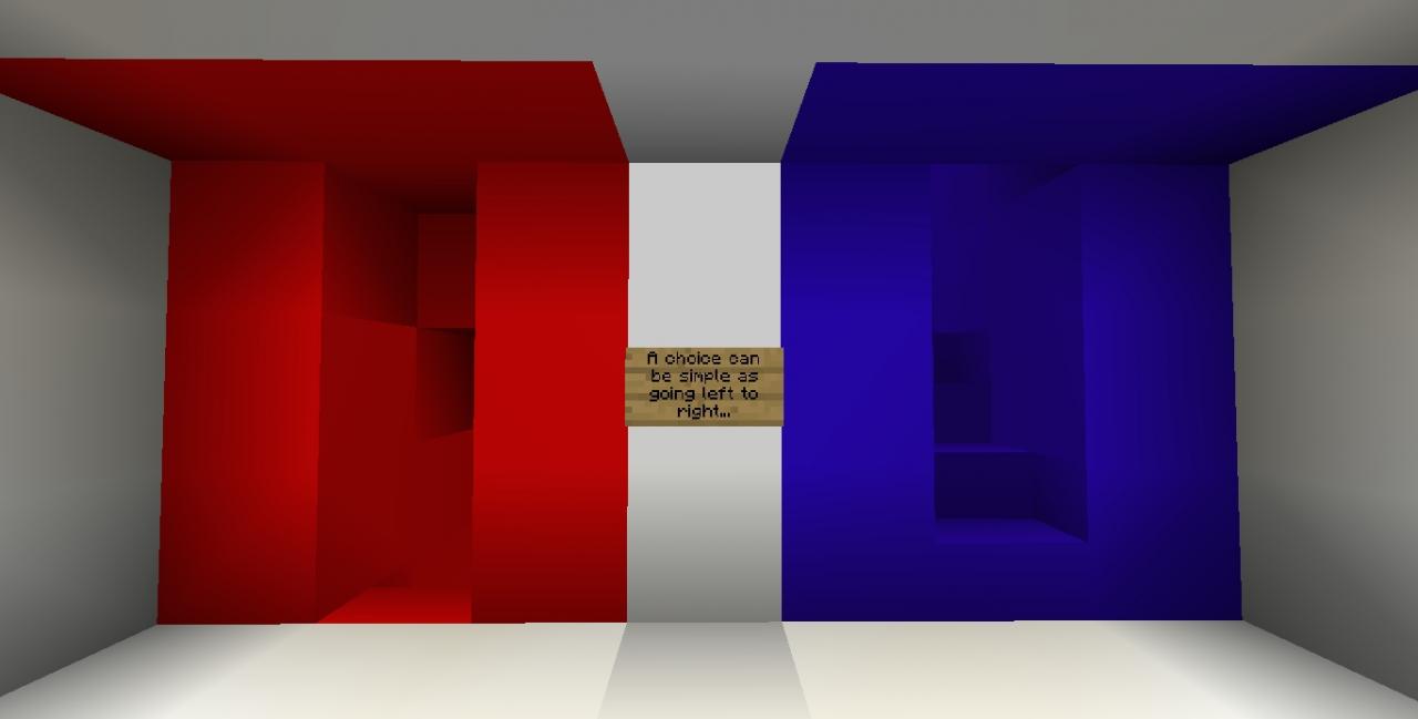 The AntiChamber in Minecraft Minecraft Map