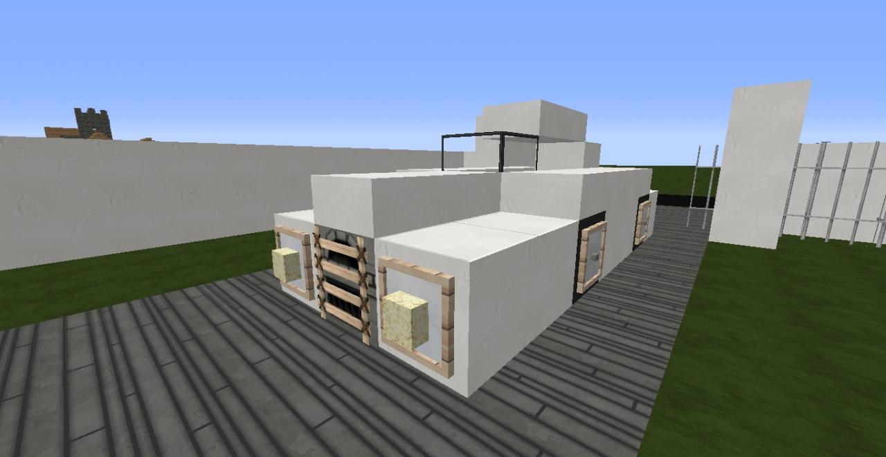 Modern Houses [1.7] [Flows HD] "Quartz & Clay" Minecraft Map