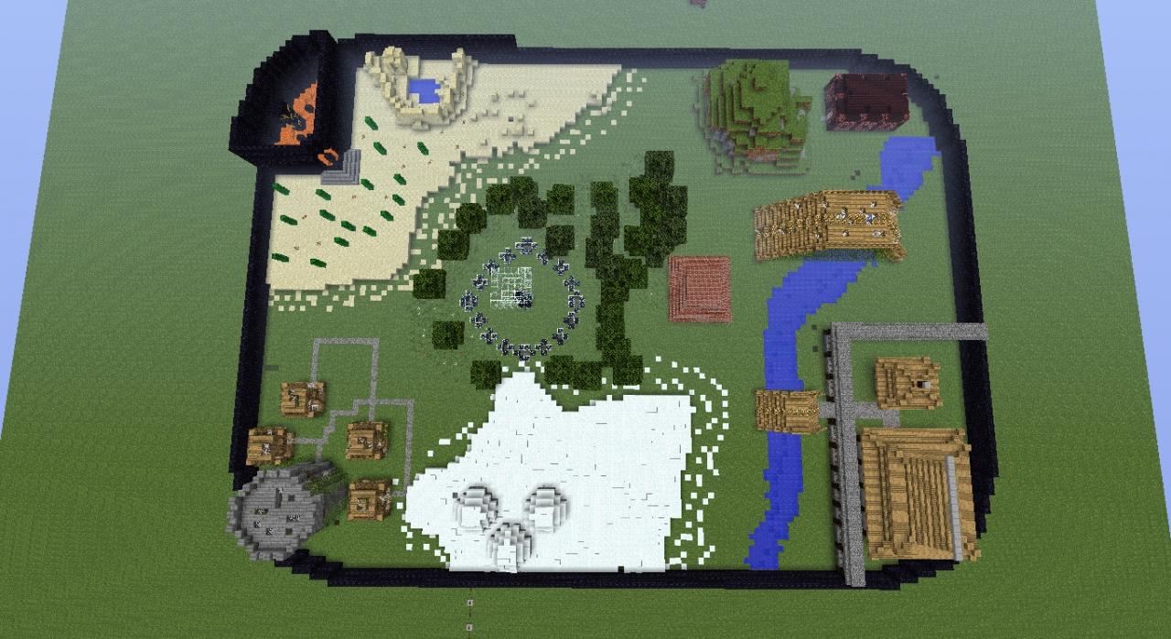 Minecraft Hunger Games Minecraft Map