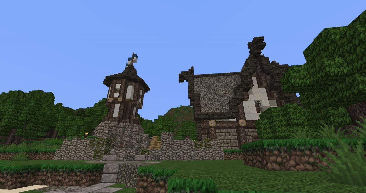 Medieval Trading Post Minecraft Map