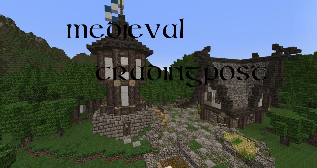 Medieval Trading Post Minecraft Map