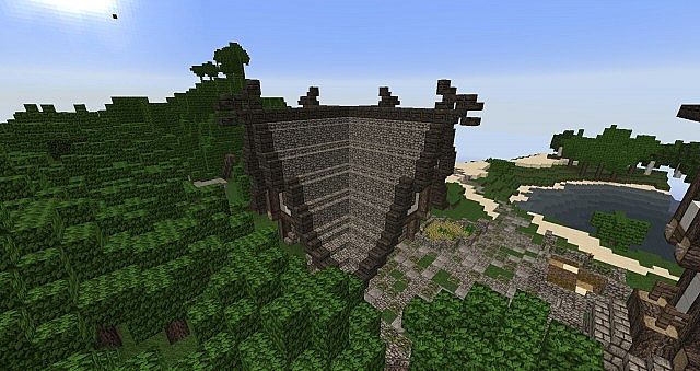 Medieval Trading Post Minecraft Map