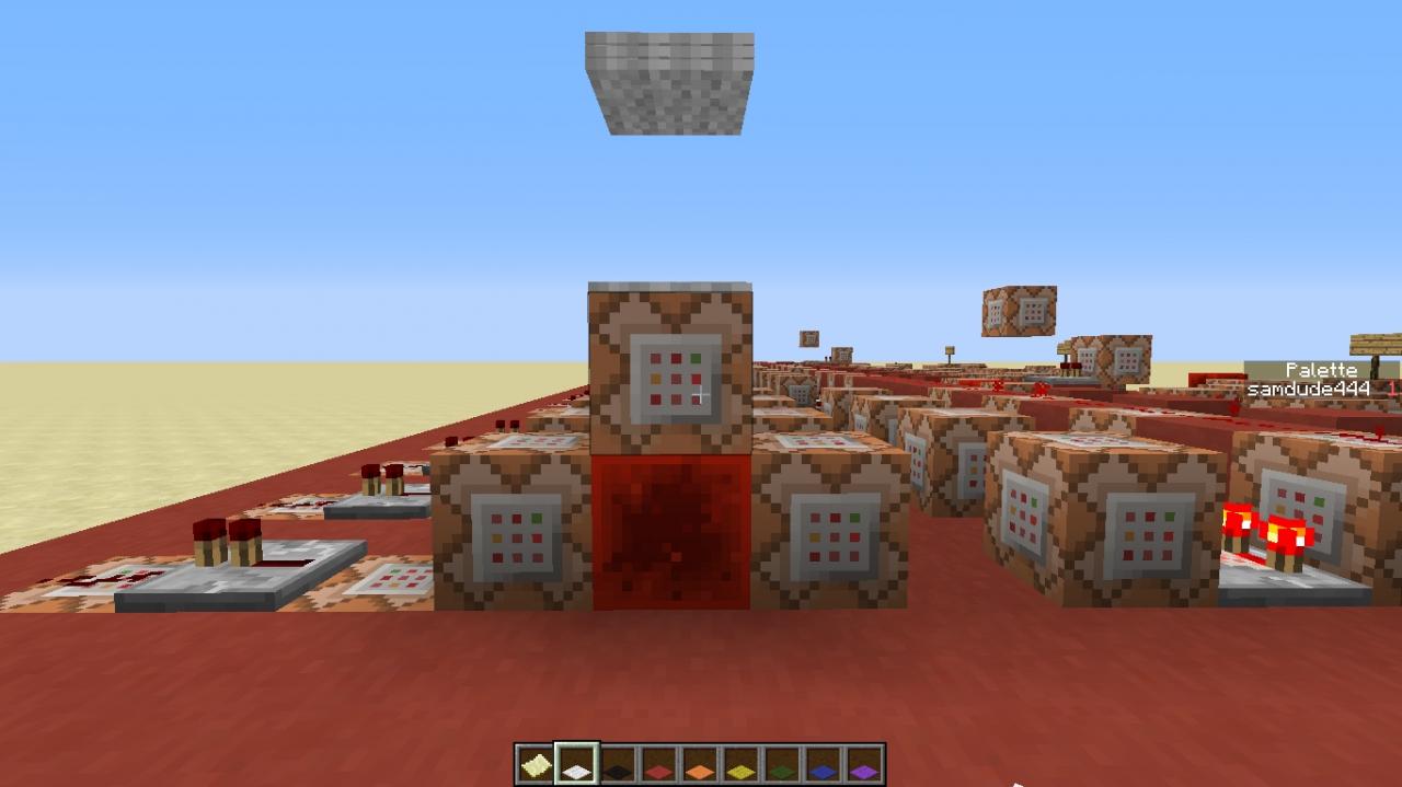 Inventory Paint Program- Paints appears where you walk! [1.8] Minecraft Map