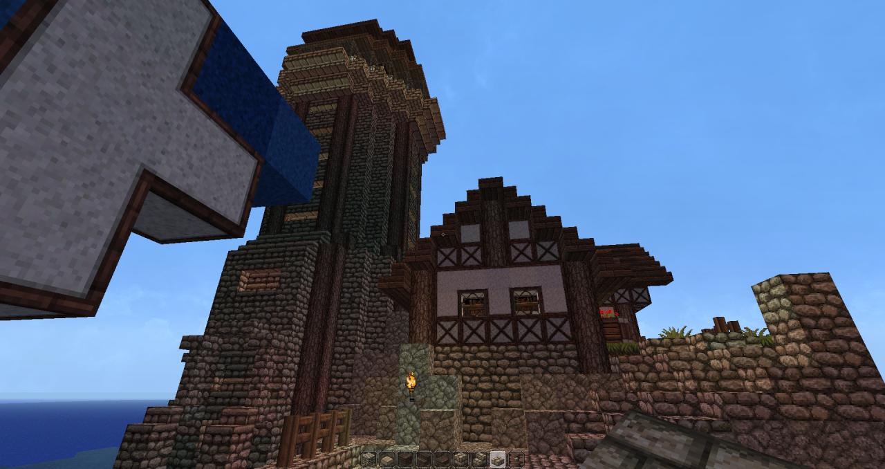 WORKING Medieval Lighthouse Island Minecraft Map