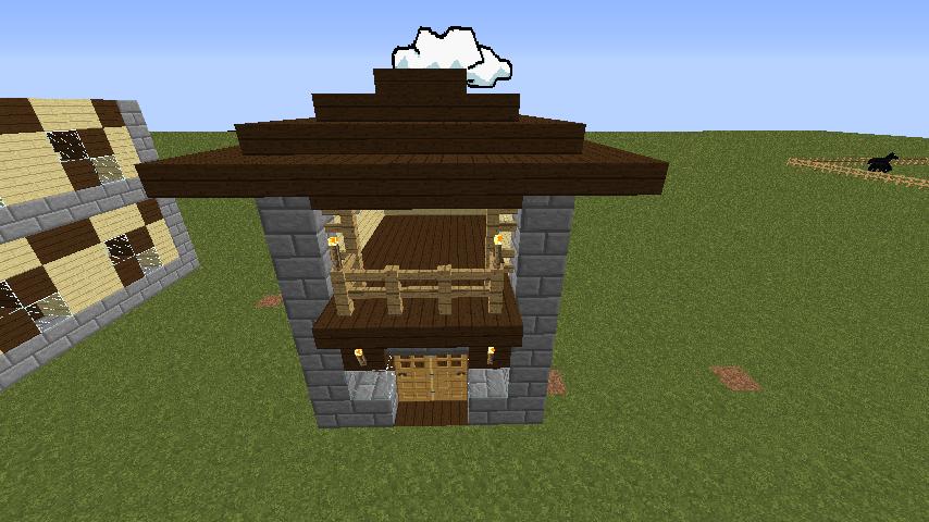 Small Double Story House Minecraft Map