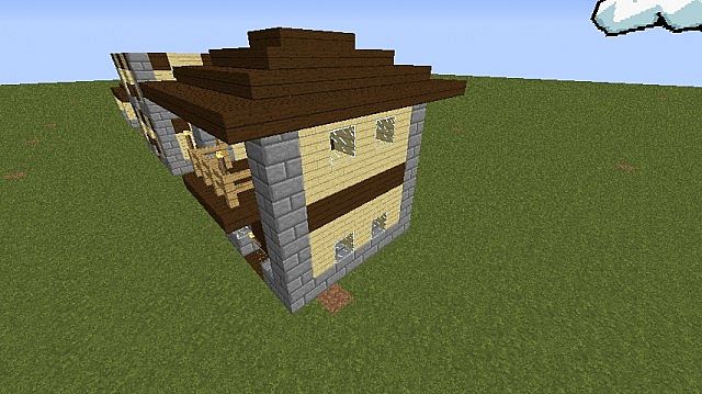 Small Double Story House Minecraft Map