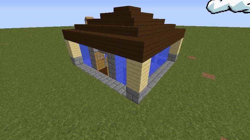 House with water wallz Minecraft Map