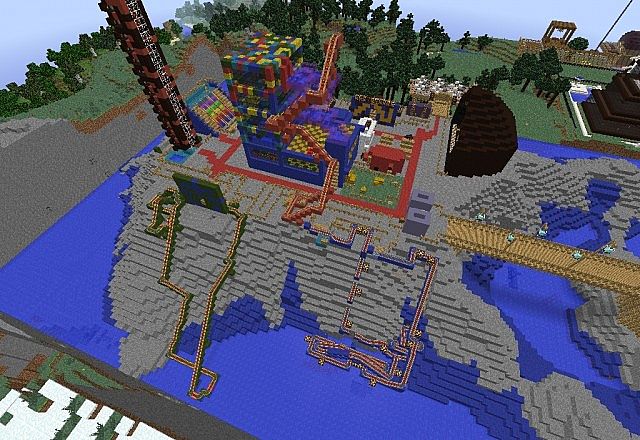 Theme Park Minecraft Map