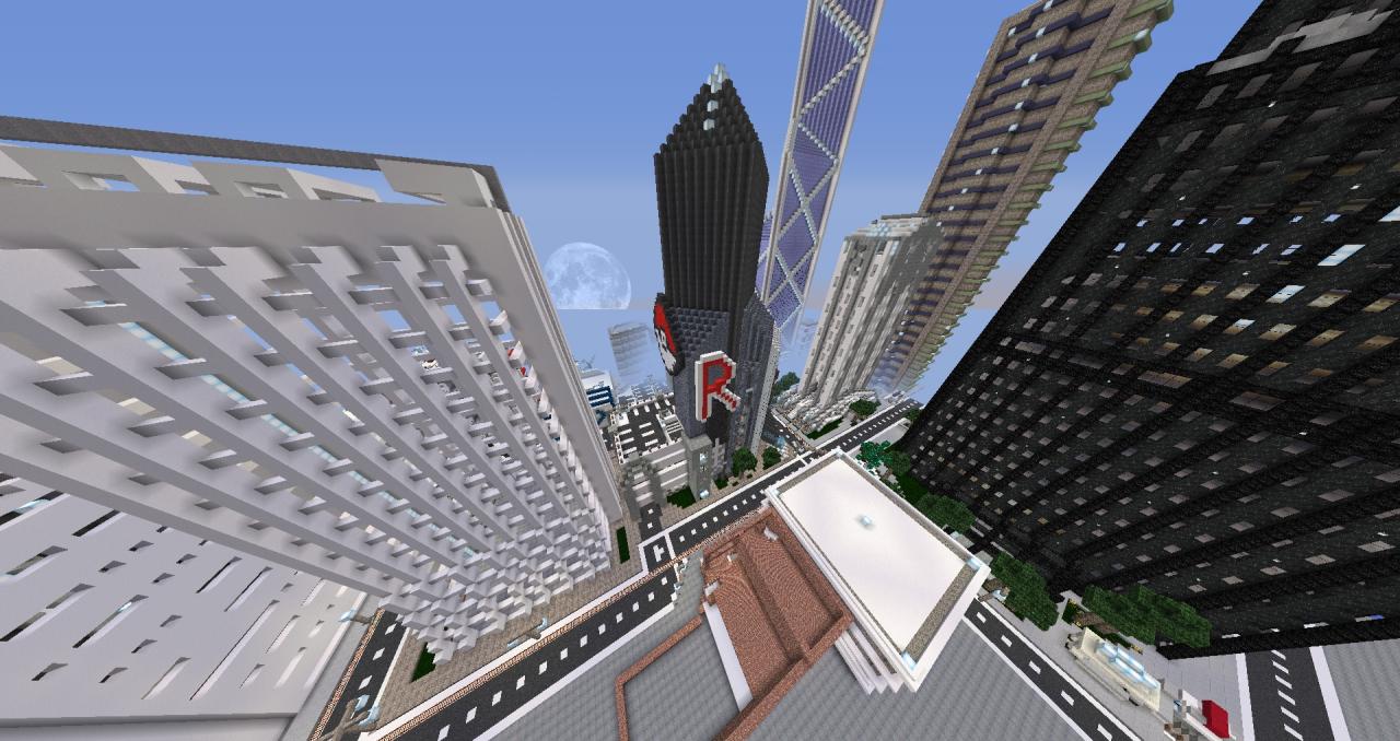 MammerJammer Modern Skyscraper Pack!!! Currently 10 Skyscrapers included Minecraft Map