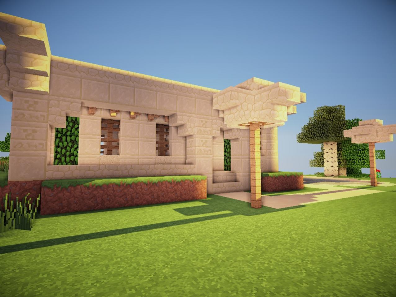 SandStone House Minecraft Map