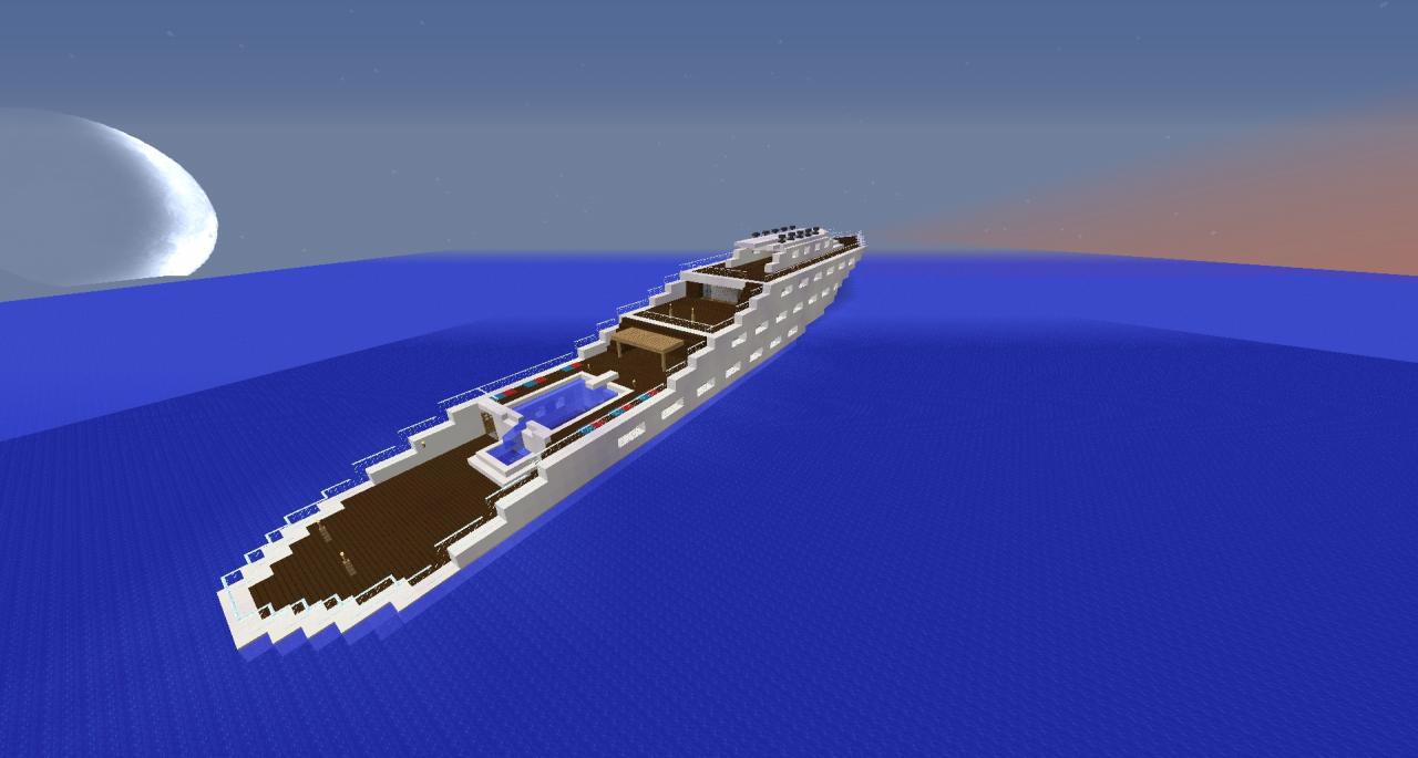 Bateau de luxe Minecraft Map