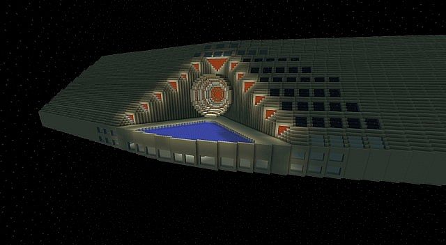 Leviathan-Class Starship Minecraft Map