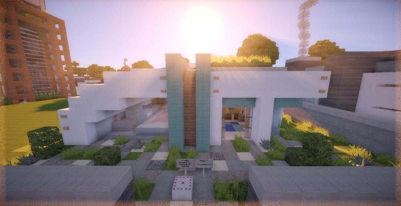 Curve A Minimalistic House Minecraft Map