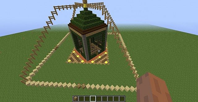 Beautiful wooden structure Minecraft Map