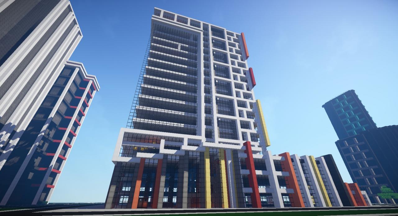 Modern Sky Scraper Minecraft Map