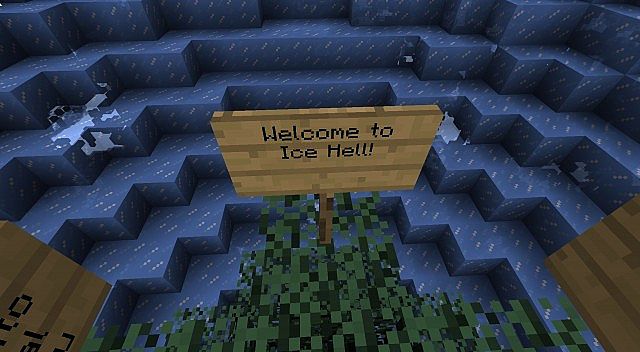 Ice hell Minecraft Map