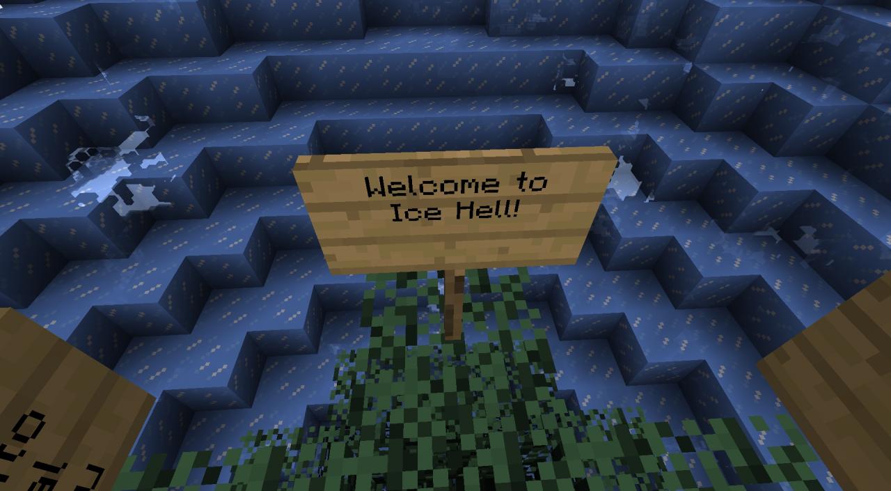 Ice hell Minecraft Map