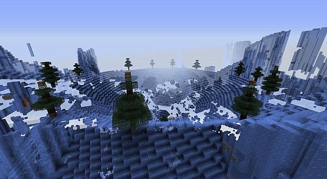 Ice hell Minecraft Map