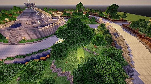 Simple Server Spawn / Lobby Minecraft Map