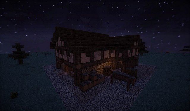 Gothic 2 Medieval Carpenter and Bowmaker Store Minecraft Map