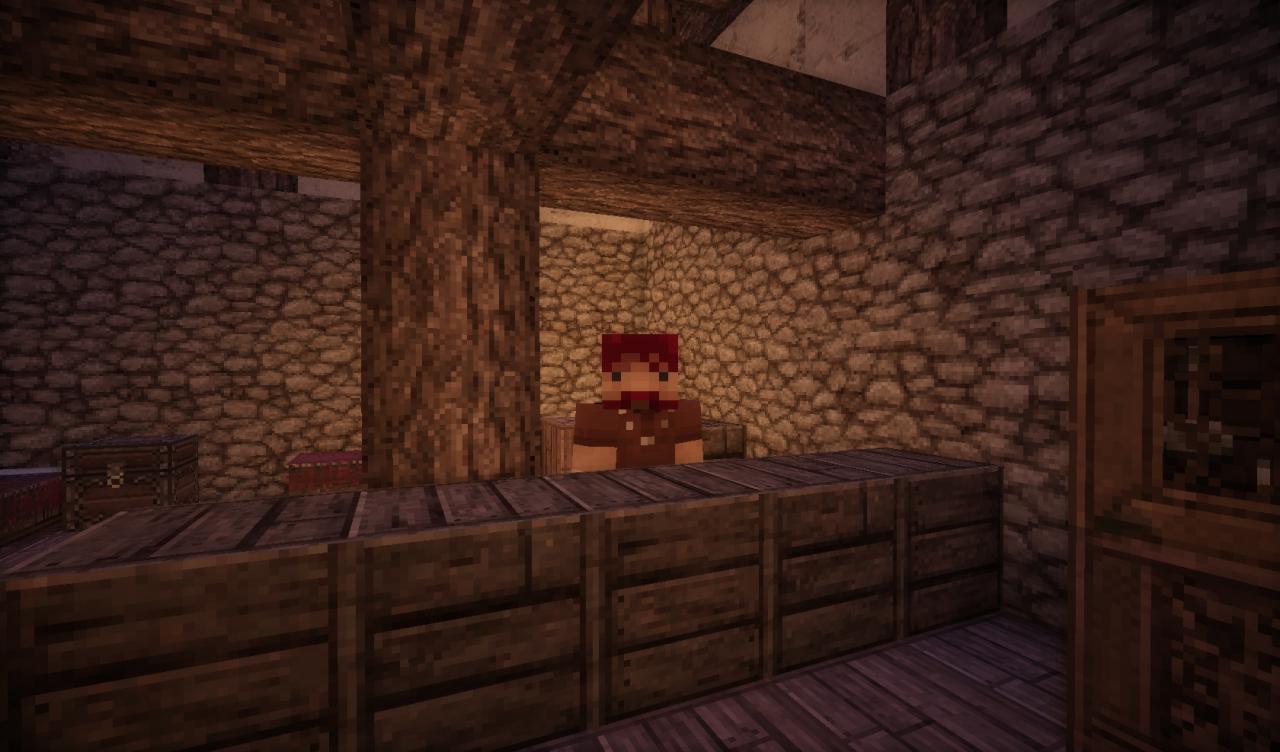 Gothic 2 Medieval Carpenter and Bowmaker Store Minecraft Map