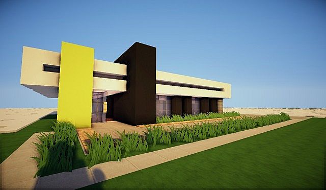 minimalistic house Minecraft Map