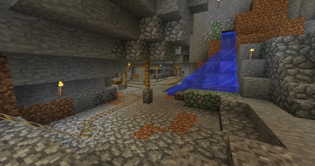 Newstone - Survival Mining Village WIP Minecraft Map