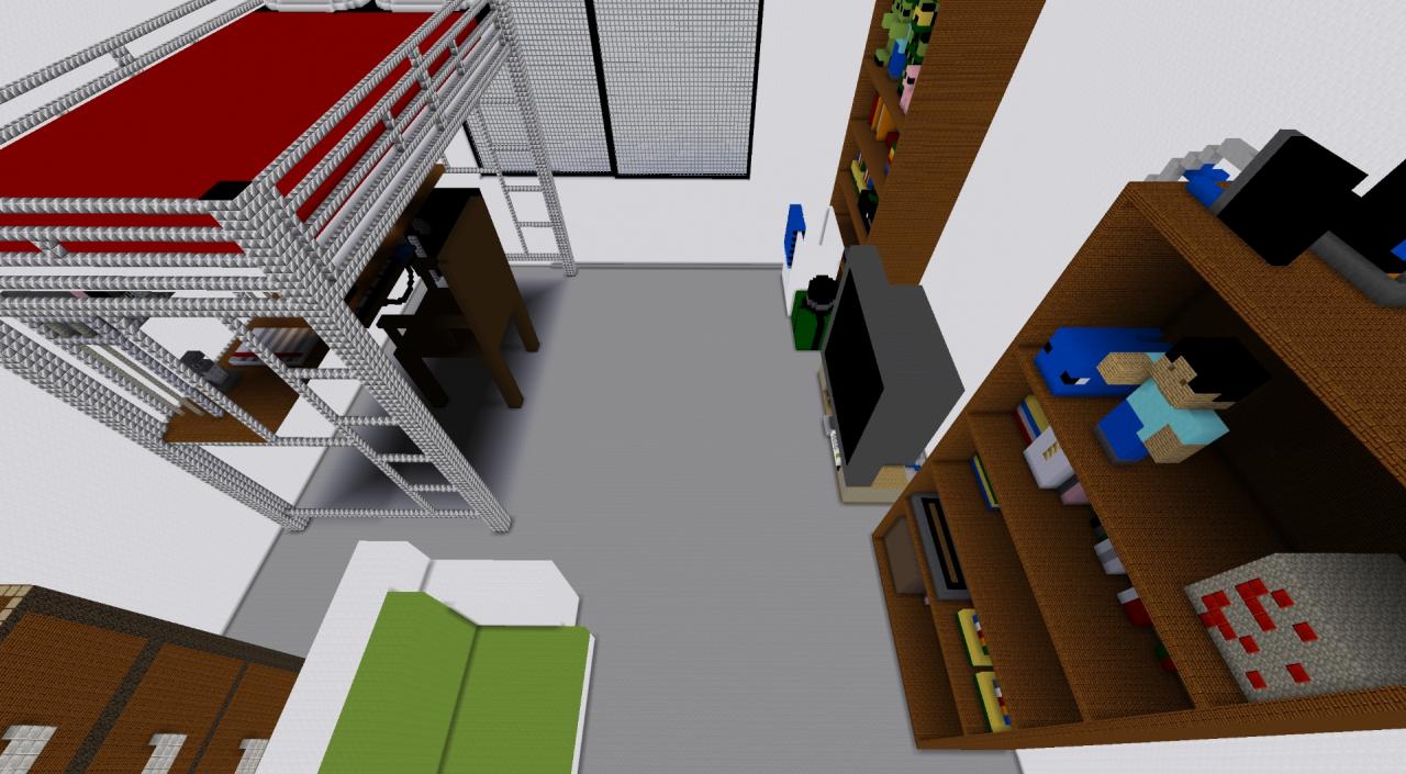 My Giant Bedroom Minecraft Map