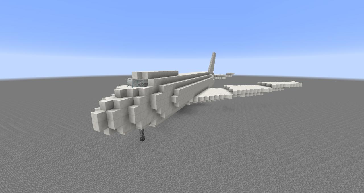 Boeing 747-800 Minecraft Map