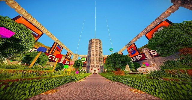 Epic Server Lobby Spawn Minecraft Map