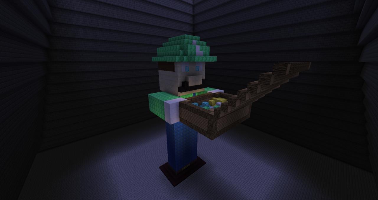 Holy Temple of the Luigi ( Year of the Luigi build contest) Minecraft Map