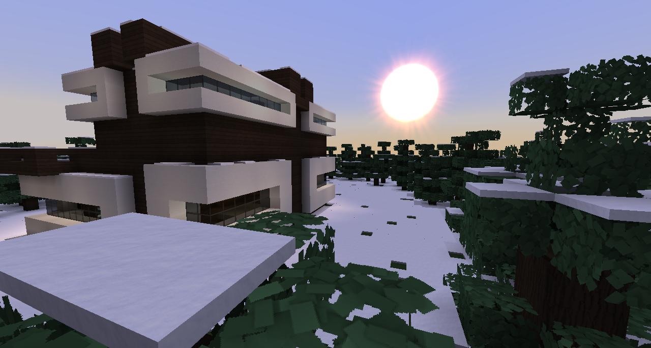 Igloo - A Winter Themed Modern House Minecraft Map