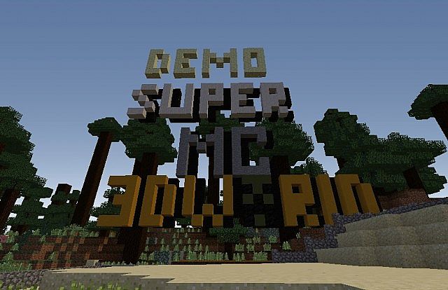 Super Minecraft 3D World (DEMO) Minecraft Map