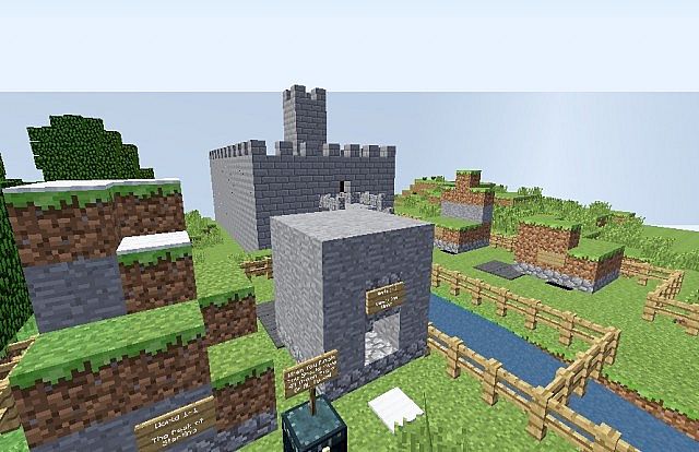Super Minecraft 3D World (DEMO) Minecraft Map